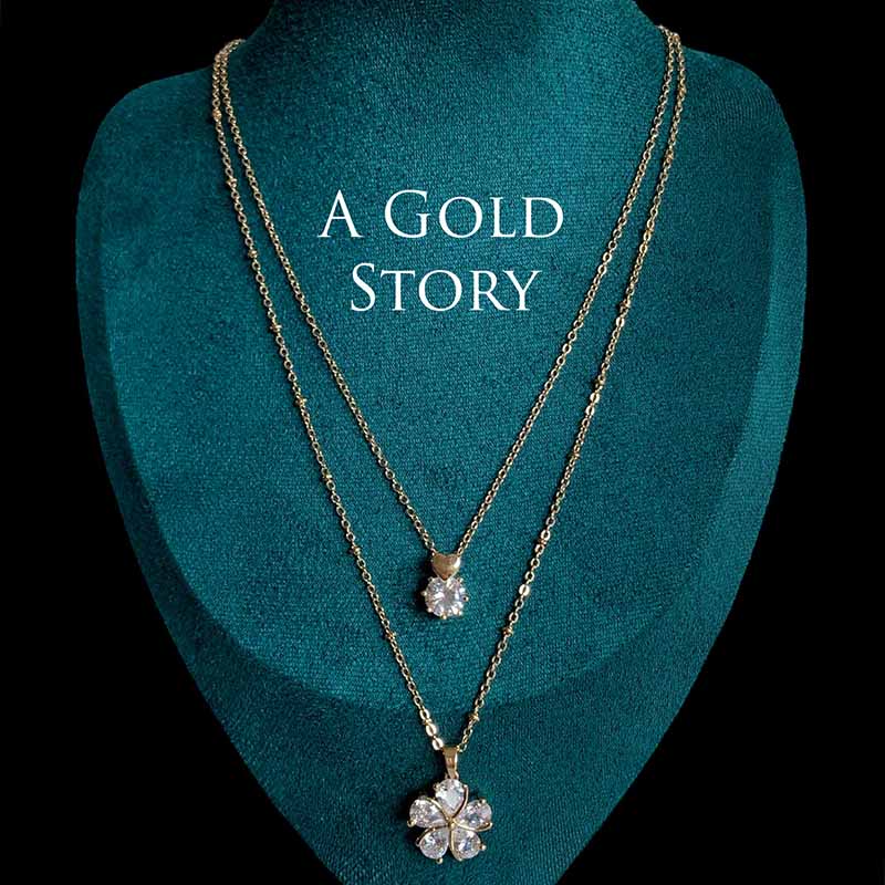 FLORA CHAIN NECKLACE – A GOLD STORY